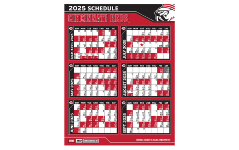 Cincinnati Reds Schedule 2025 | Gameday Grille and Patio
